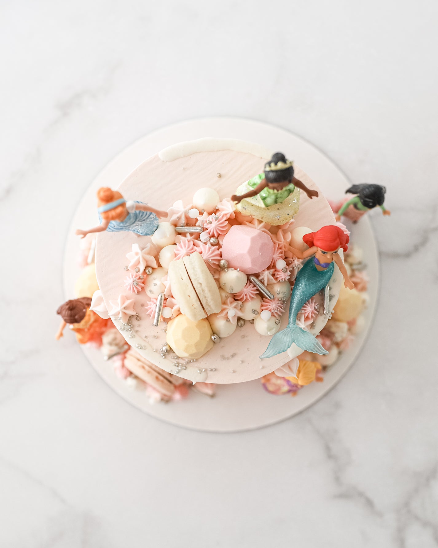 Princess Pastel Fun Cake | Disney Princess Theme Delight – Earth and Sugar