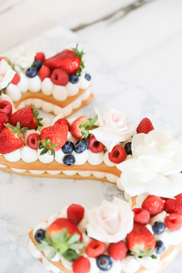 Customizable Triple Letter Cookie Cake | Vanilla Bean | Large ...
