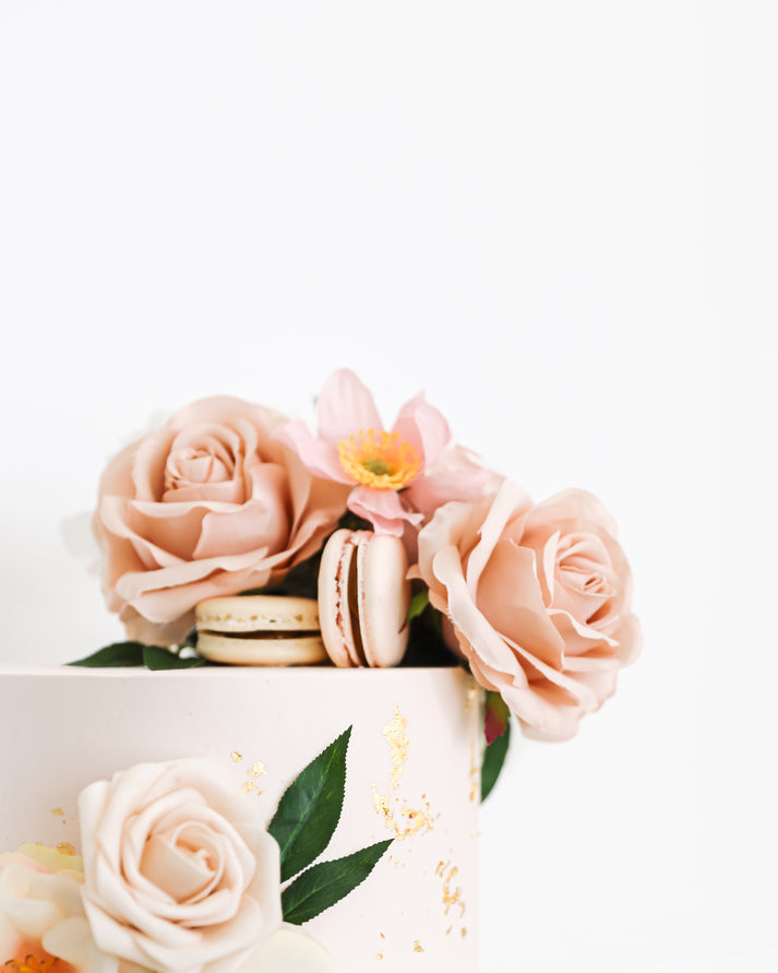 Spring Floral & Macaron Cake: Bright & Festive Desserts – Earth and Sugar