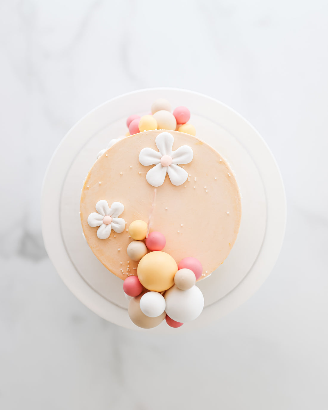 Groovy Vibes Cake - Flower Power Dessert – Earth and Sugar